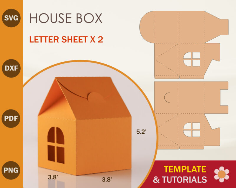 House Box Template – Artcrafter.net