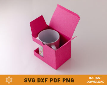 11oz Mug Box Template – SVG, DXF, PDF, PNG – Artcrafter.net