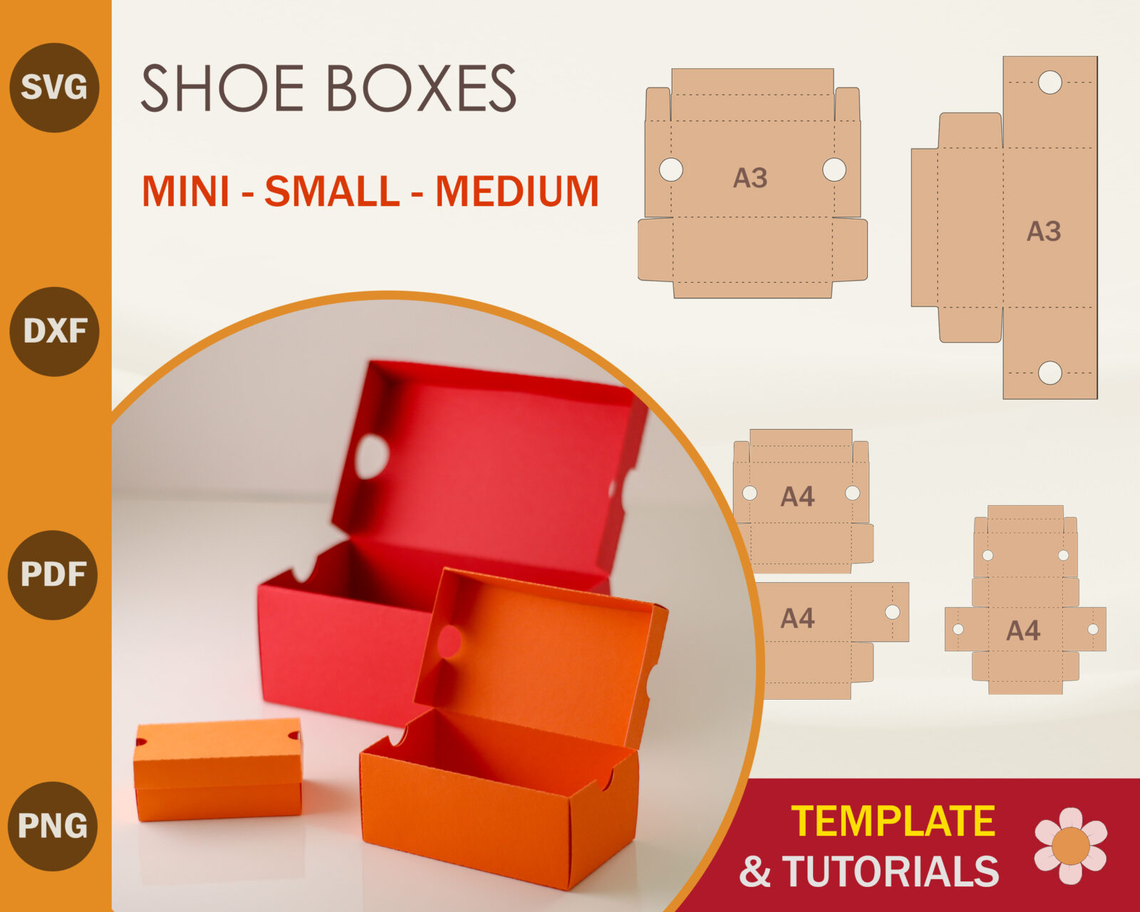 Shoe Box Templates – Artcrafter.net
