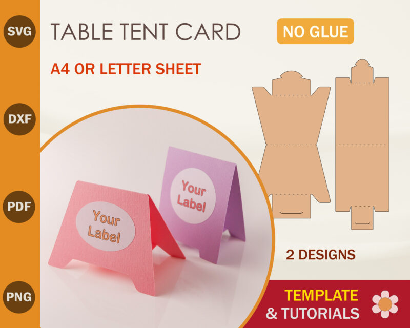 Table Tent Card Template – Artcrafter